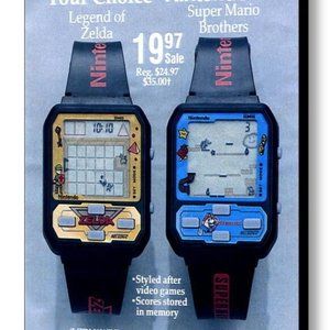 Wall Decor | Framed The Legend Of Zelda Super Mario Brothers Watch Game ...